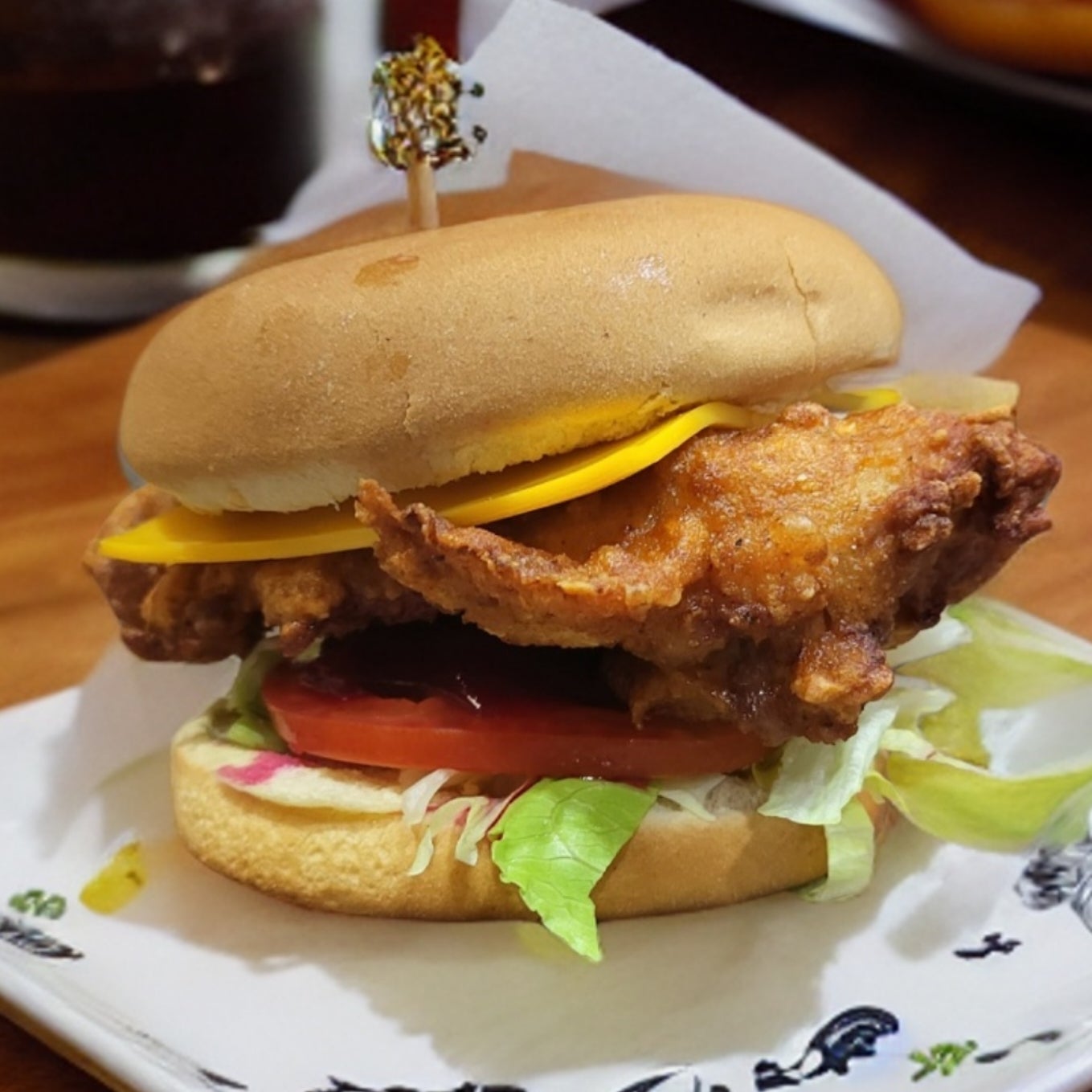 Southern fried bliss burger | LARA Pizzeria & Burger bar